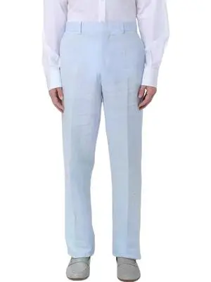 Agnona Tailored Pressed Crease Trousers - Blue