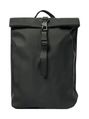 Rains Mini Rolltop Backpack - Black