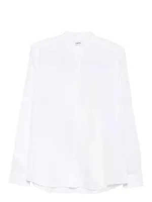VELA SHOP Long-sleeve Buttoned Shirt - White