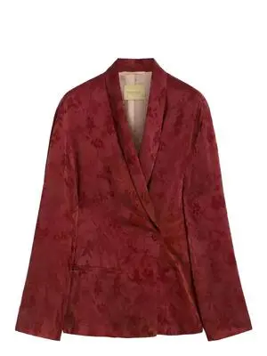 Momoni Picea Floral-jacquard Jacket - Red