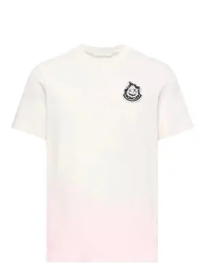 Moncler Logo Cotton T-shirt Neutrals