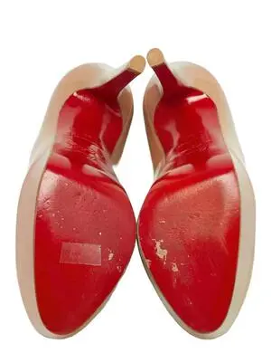 CHRISTIAN LOUBOUTIN Bianca Platform Pumps - Neutrals
