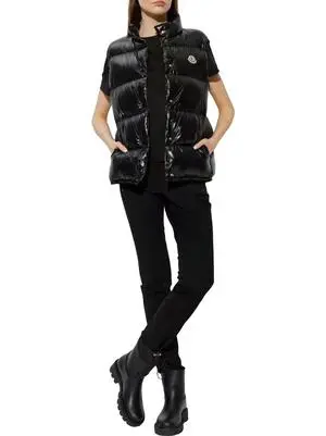 Moncler Badia Quilted Down Gilet - Black