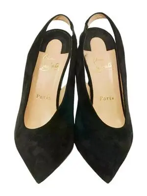 CHRISTIAN LOUBOUTIN Asymmetric Slingback Pumps - Black