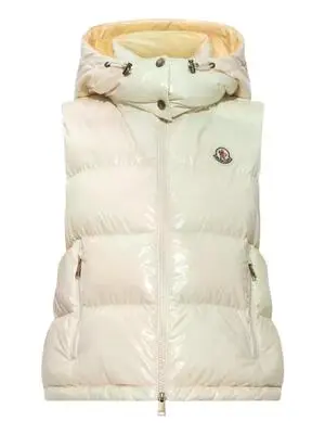 Moncler Niverolle Hooded Puffer Gilet - Yellow