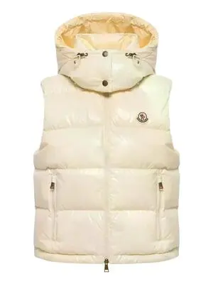 Moncler Niverolle Short Down Gilet - Yellow