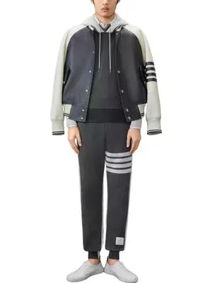 Thom Browne Loopback 4-bar Colourblock Track Pants Grey