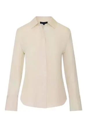PATRICK ASSARAF Ecru Silk Shirt - Neutrals