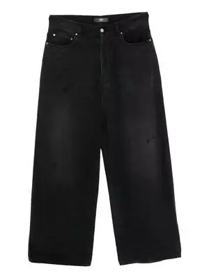 Amiri Wide-leg Jeans - Black