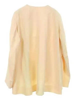 Hermès Collarless Zip-up Jacket - Neutrals