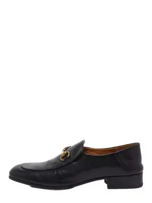 Gucci Horsebit Leather Loafers - Black