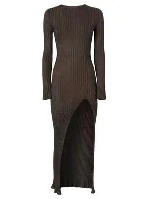 MISSONI Missoni Ribbed Metallic-Thread Dress