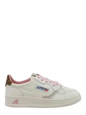 AUTRY Medalist Leopard Print Sneakers - Neutrals