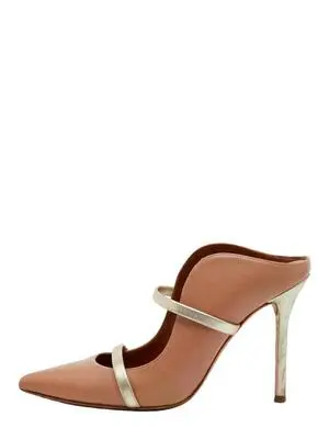 MALONE SOULIERS Maureen Pointed Toe Mules - Neutrals