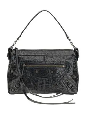 Balenciaga Le City Moto Small Shoulder Bag - Black