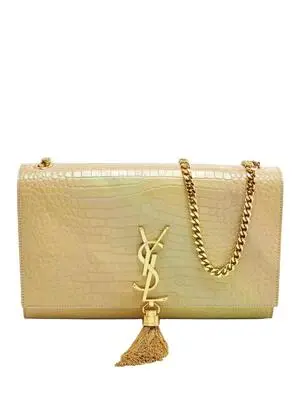 Saint Laurent Medium Kate Tassel Shoulder Bag - Neutrals