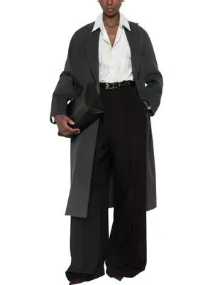 Vince Single-breasted Coat - Grey