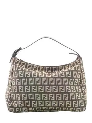 Fendi Zucchino Monogram Handbag - Brown