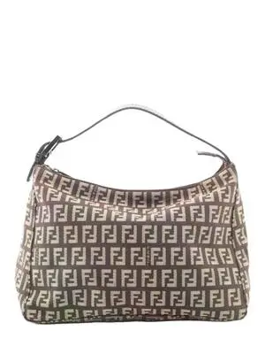 Fendi Zucchino Monogram Handbag - Brown