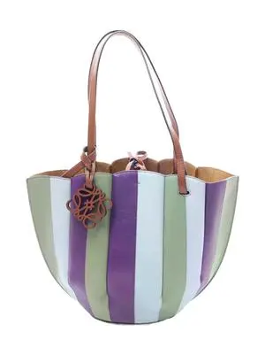 Loewe Small Leather Shell Tote Bag - Multicolour