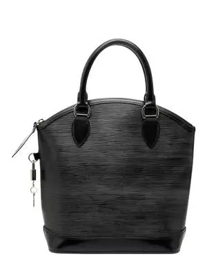 LOUIS VUITTON Epi Lockit Vertical Handbag - Black
