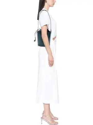 Gucci Calfskin Interlocking G Bucket Bag - Green