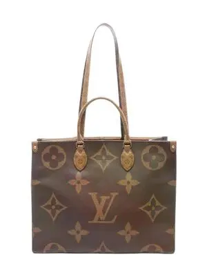 LOUIS VUITTON Monogram Giant Onthego Gm Tote Bag - Brown