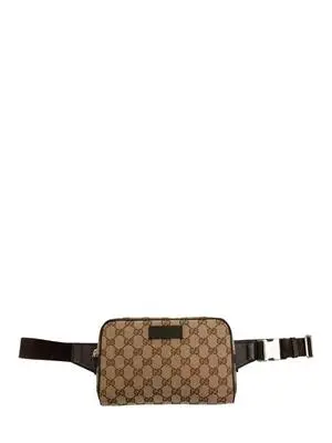 Gucci Gg Canvas Belt Bag - Neutrals