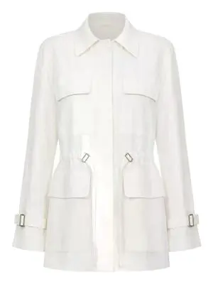 KULSON James Drawstring-waist Jacket - White