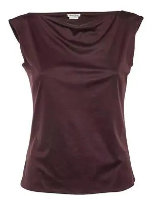 Miu Miu Sleeveless Top - Brown