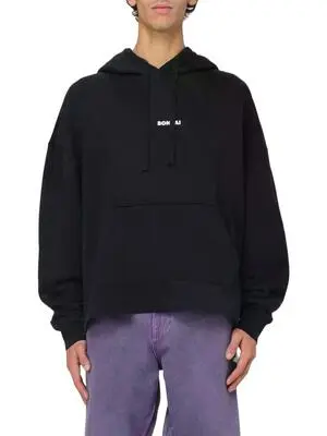 BONSAI Box Logo Cotton Hoodie - Black