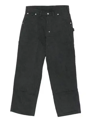 NEIGHBORHOOD Double-knee Straight-leg Jeans - Black
