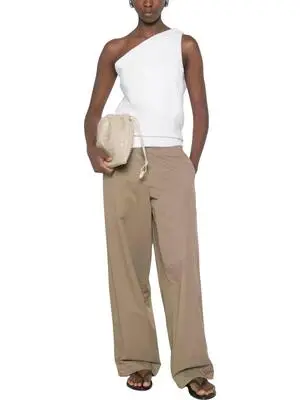 RÓHE One-shoulder Top - Neutrals