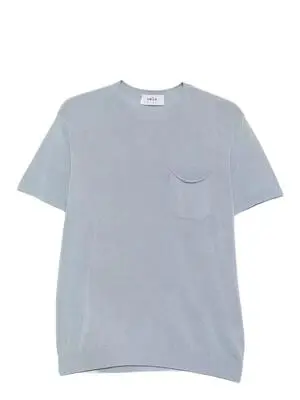 VELA SHOP Short-sleeve Pocket T-shirt - Blue