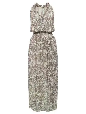 ALLSAINTS Nylah Rosa Floral-print Maxi Dress - Neutrals