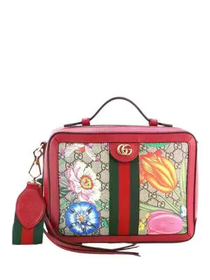 Gucci Ophidia Zip Around Camera Bag - Brown