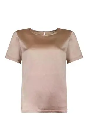 Max Mara Short Sleeve Top - Neutrals