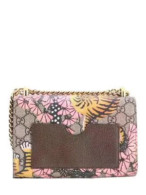 Gucci Padlock Bengal Print Gg Coated Canvas Small Shoulder Bag - Brown