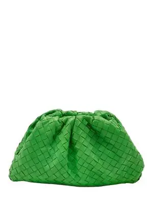 Bottega Veneta The Pouch Clutch Bag - Green