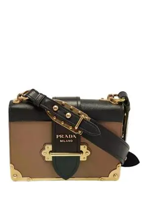 Prada Cahier Shoulder Bag - Neutrals