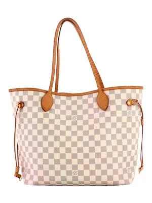 LOUIS VUITTON Neverfull Tote Bag - White