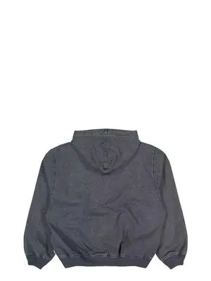WTAPS Zip-up Denim Hoodie - Black
