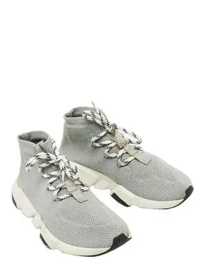 Balenciaga Speed Lace-up Knit Sneakers - Grey