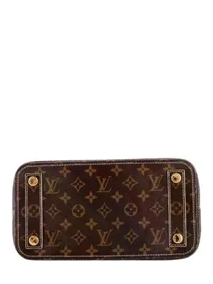 LOUIS VUITTON Lockit Bb Satchel In Monogram Canvas - Brown
