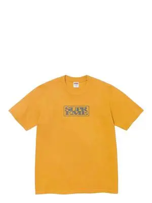 Supreme Connect Logo-print T-shirt - Yellow