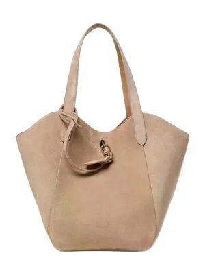 Giorgio Armani Suede Shoulder Bag - Neutrals