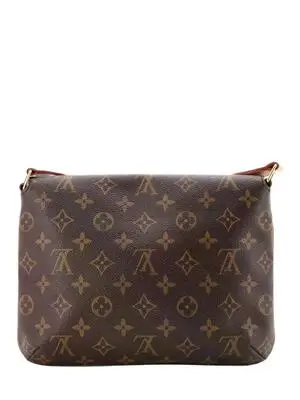 LOUIS VUITTON Musette Tango Shoulder Bag In Monogram Canvas - Brown