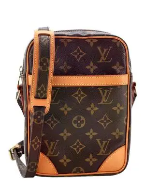 LOUIS VUITTON Danube Monogram Canvas Crossbody Bag - Brown