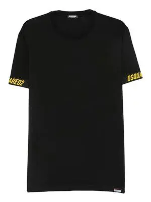 Dsquared2 Logo-tape T-shirt - Black