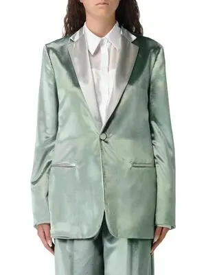 Alberta Ferretti Single-breasted Blazer - Green
